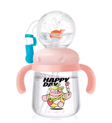 Children's Whale Cartoon Diving Fountain Water Bottle - Tritan Leakpro ...